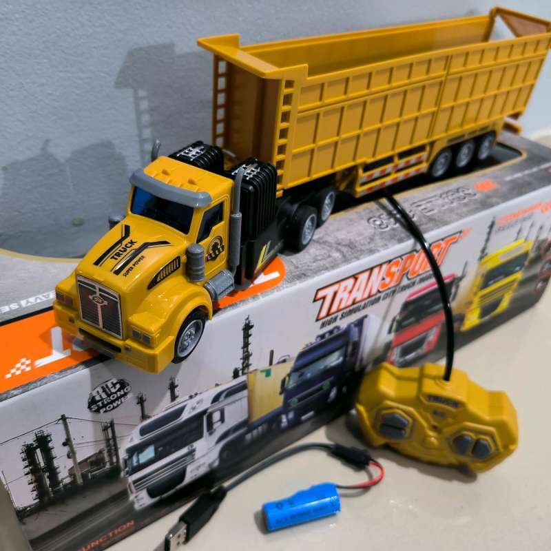 Jual Remote Control Truk Pasir Truk Tanah / Rc Truk Pasir Bak Panjang ...