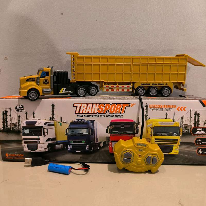 Jual Remote Control Truk Pasir Truk Tanah / Rc Truk Pasir Bak Panjang ...
