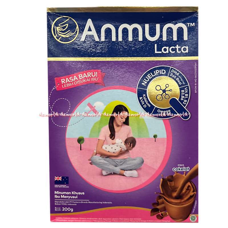 Jual Anmum Lacta Rasa Cokelat 200gr Minuman Susu Ibu Menyusui Rasa ...