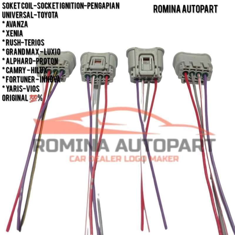 Jual Soket Koil | Socket Coil Yaris Vios - Avanza Vvti Original Di ...