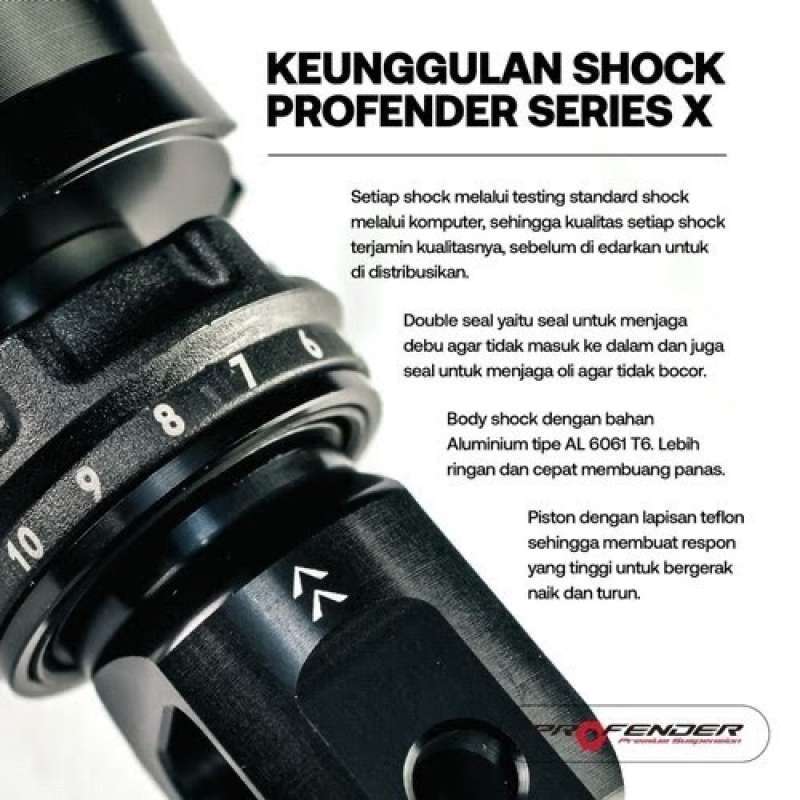 Promo Shockbreaker Profender X Series Honda Pcx 150/160 Original Diskon ...