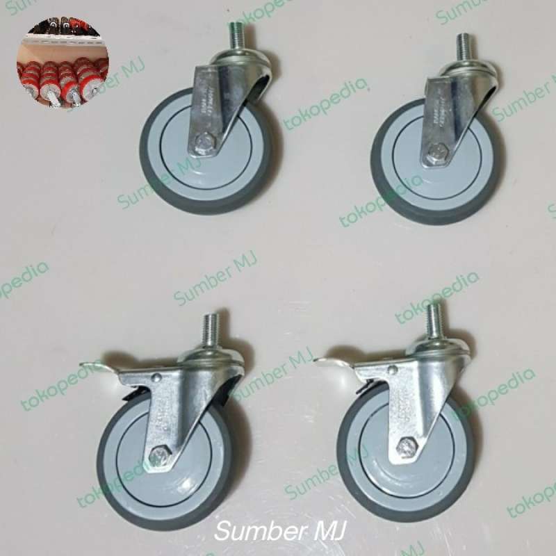 Promo Roda Karet Tpr Ranger Germany 5 Inch Rem Polos Diskon 23% Di ...