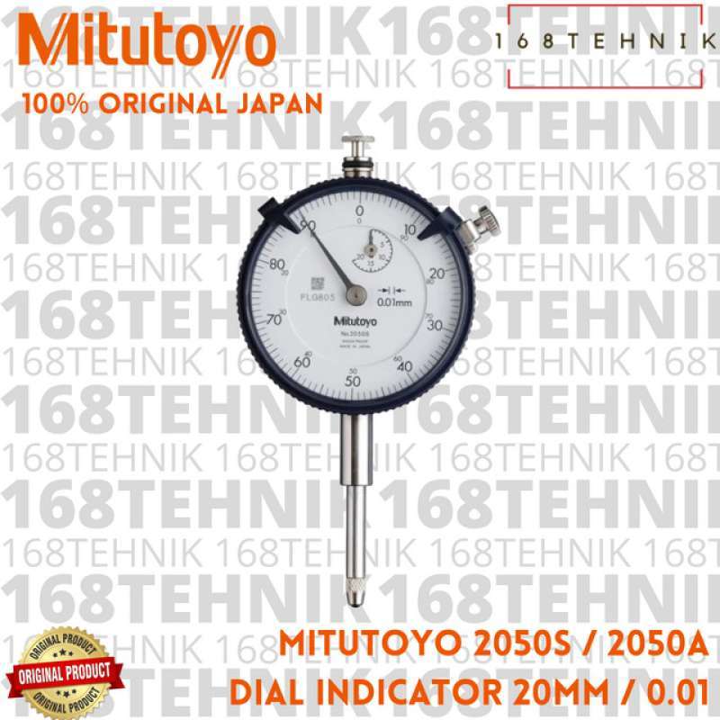 Promo Mitutoyo 2050s Dial Indicator 20mm / 0.01 / Mitutoyo 2050 2050a Diskon 23% Di Seller ...