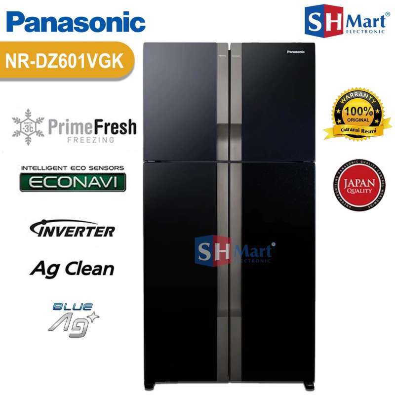 Jual Kulkas Side By Side Panasonic 4 Pintu Nr-dz601vgk Kapasitas 601 Liter Inverter Prime Fresh ...