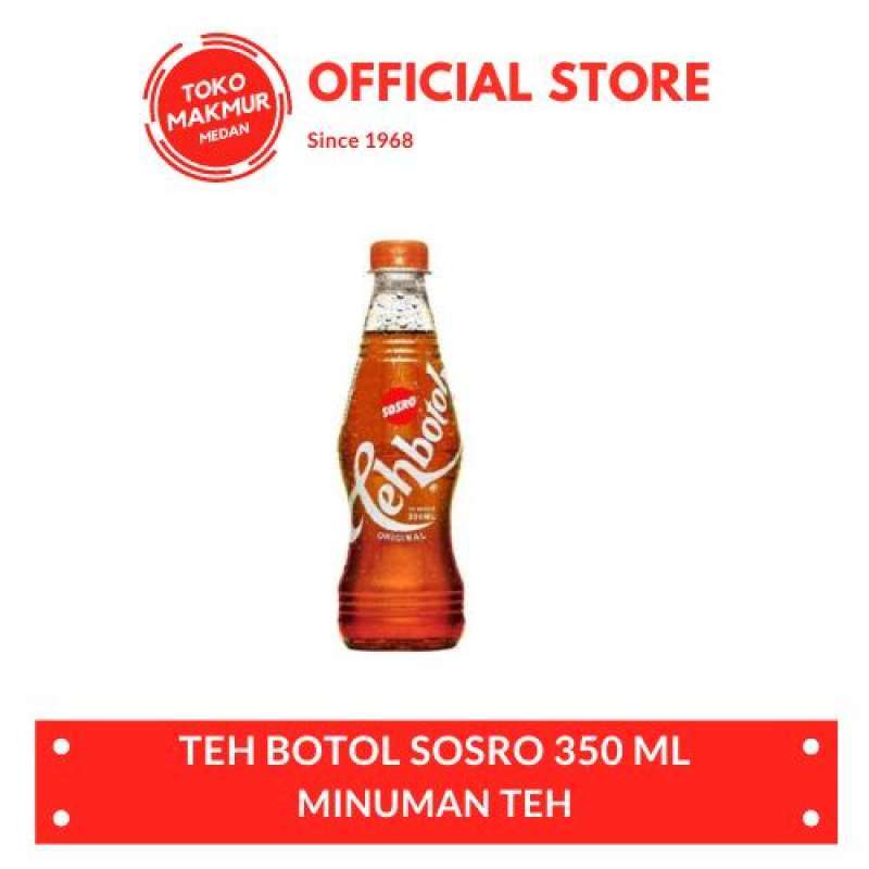 Jual Teh Botol Sosro 350 Ml - Minuman Di Seller Tokomakmur - Pusat Pasar, Kota Medan | Blibli