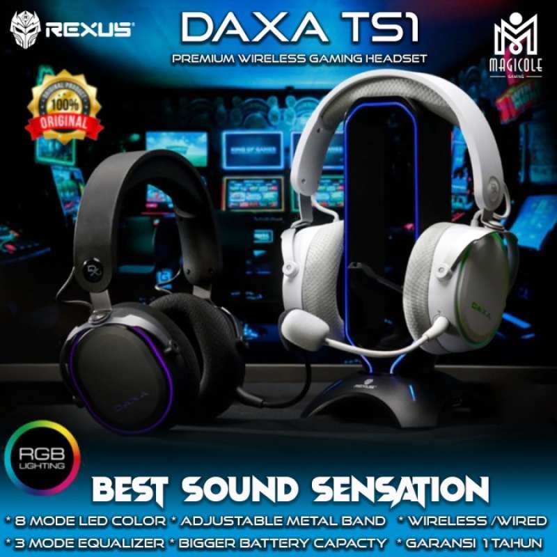 Promo Daxa Ts1 Wireless Gaming Headset Diskon 23% Di Seller Utepe Store ...