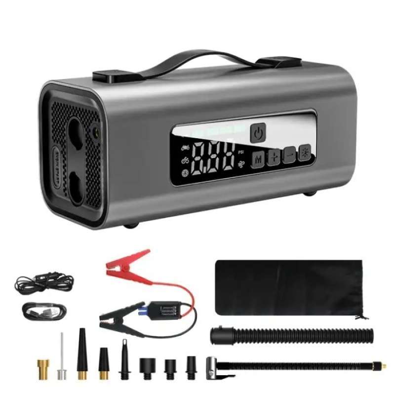 Promo Vanauto Air Pump Electric Power Jumper Aki Power Bank Pompa Ban ...