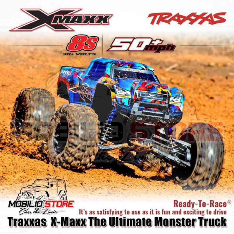 Promo Traxxas X-maxx Xmaxx 1/6 Monster Truck 8s Brushless 2.4ghz Rtr ...