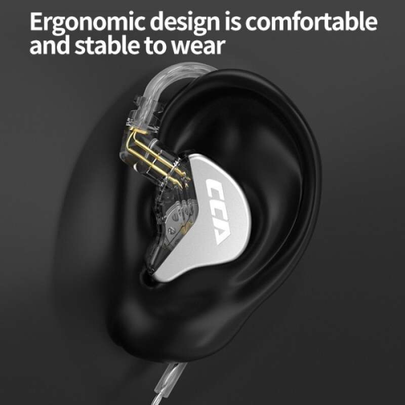 Jual Cca Cra Single Dynamic Driver Hifi Earphone With Mic - Abu-abu ...