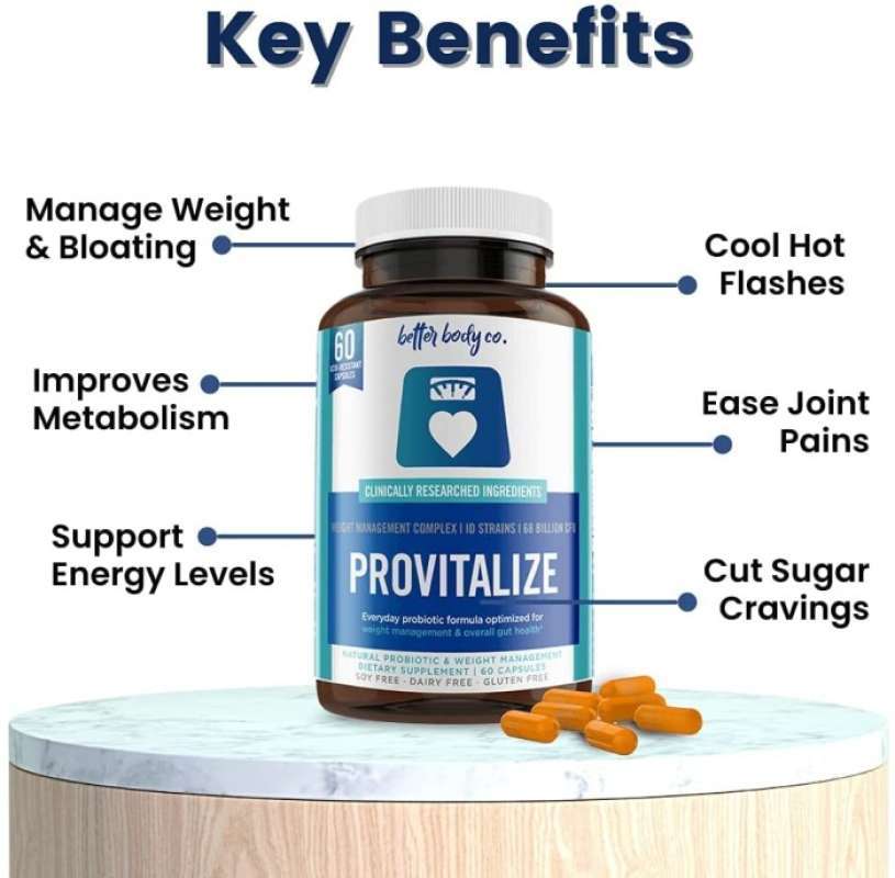 Promo Better Body Co. Provitalize100% Natural & Unique Probiotic ...