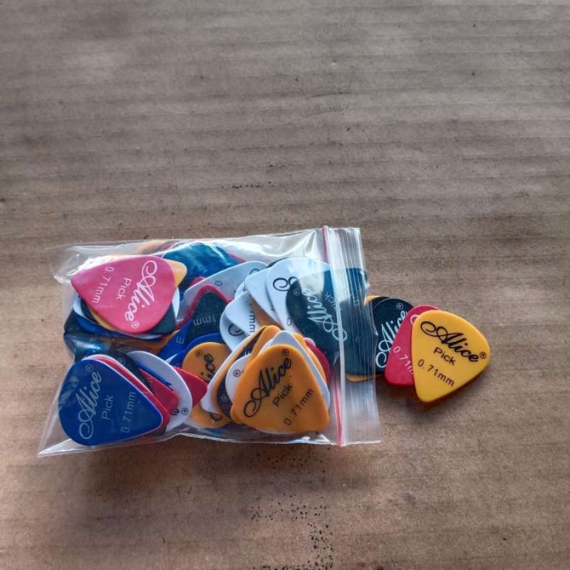 Promo Pick Gitar Allice Ac01 Per Bungkus Isi 100 Pc Diskon 23% Di ...