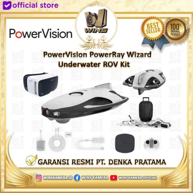 Jual Powervision Powerray Wizard Underwater Rov Kit Di Seller Owl Store ...