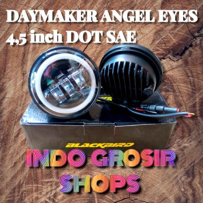 Promo Lampu Daymaker Angel Eyes Custom C70 S90 Foglamp Mobil Kualitas ...
