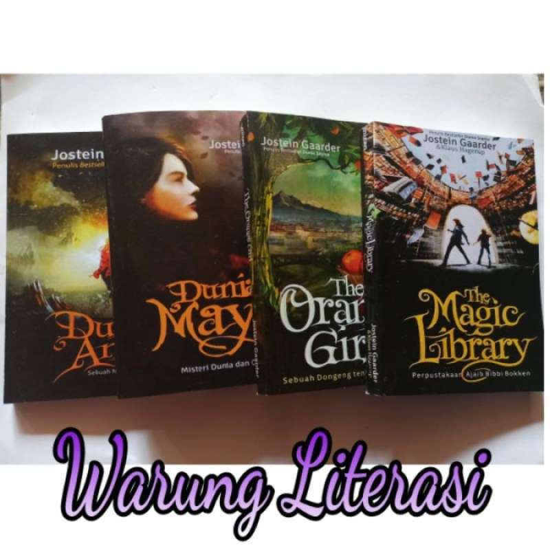 Jual Paket 4 Buku Jostein Gaarder - Dunia Anna - Dunia Maya - The Magic ...