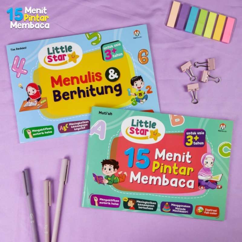 Jual Isi 2 Buku - Buku Anak Membaca Little Star 15 Menit Pintar Membaca ...