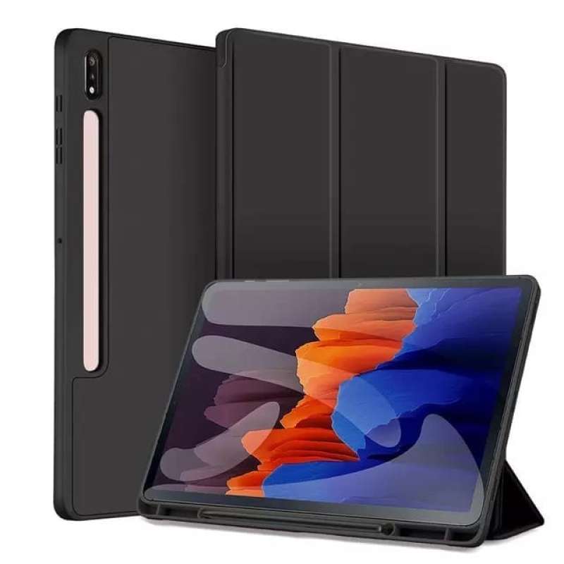 Promo Book Cover Case Tab S9fe S9fe+ S9 S9+ S9 Ultra Slot Pencil Diskon ...