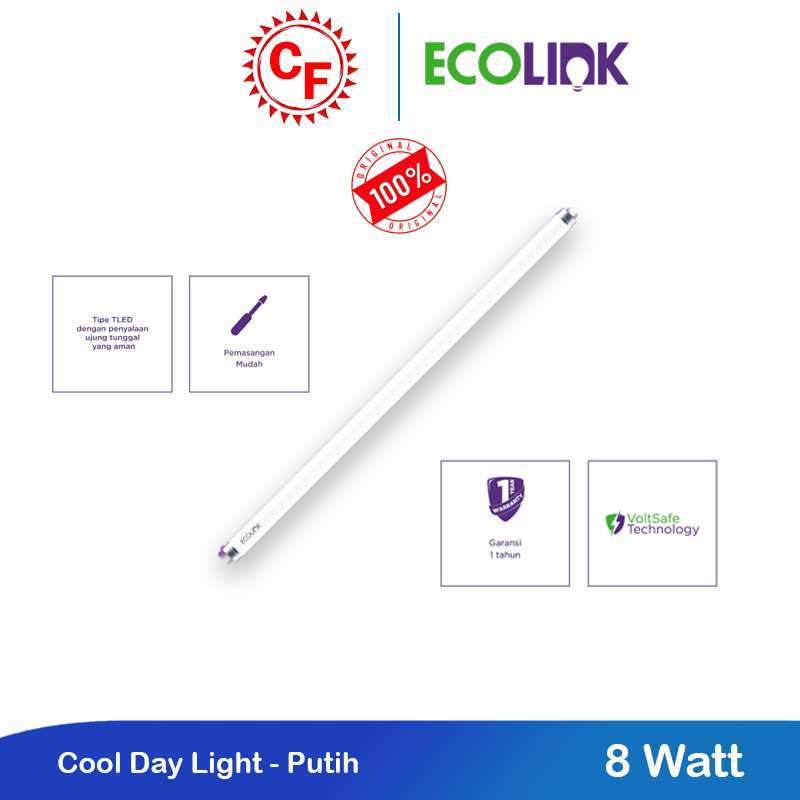 Jual Lampu Tl Led Tube Ecolink T Watt Cm Di Seller Hemat Bogor Hb Katulampa Kota