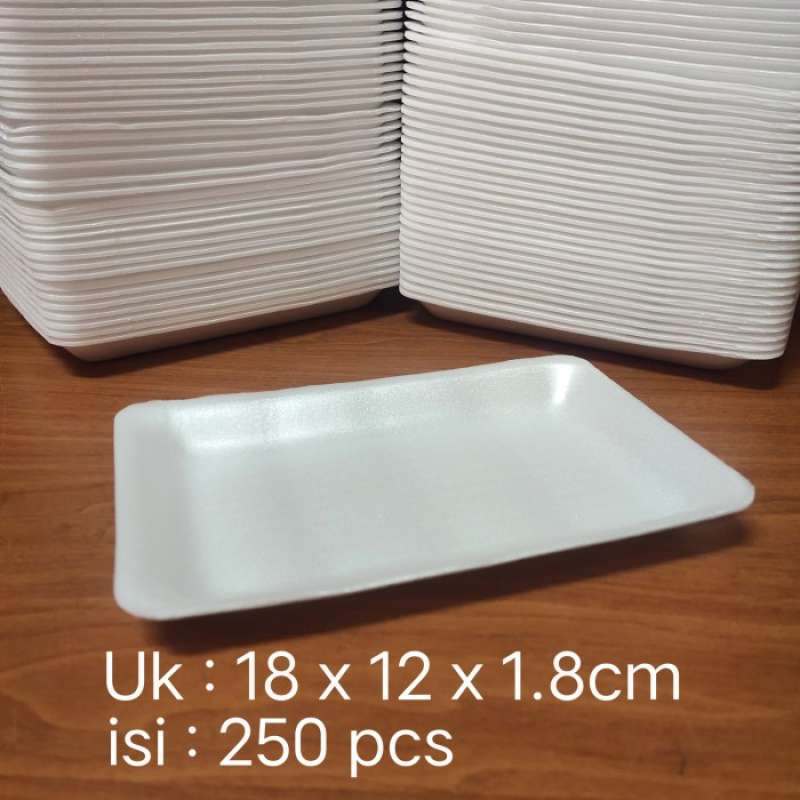Jual Foam Tray Tr 3 - Styrofoam Tray Buah Tr3 - Isi 250 Pcs Di Seller ...