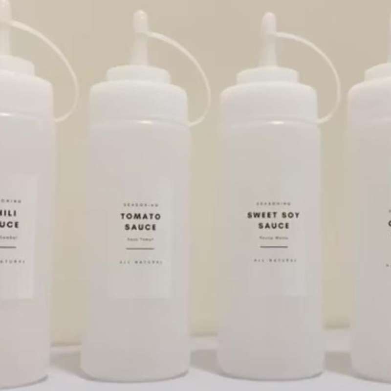 Jual Botol Saus/botol Kecap/botol Mayones Cantik Serbaguna Ukuran 1 ...