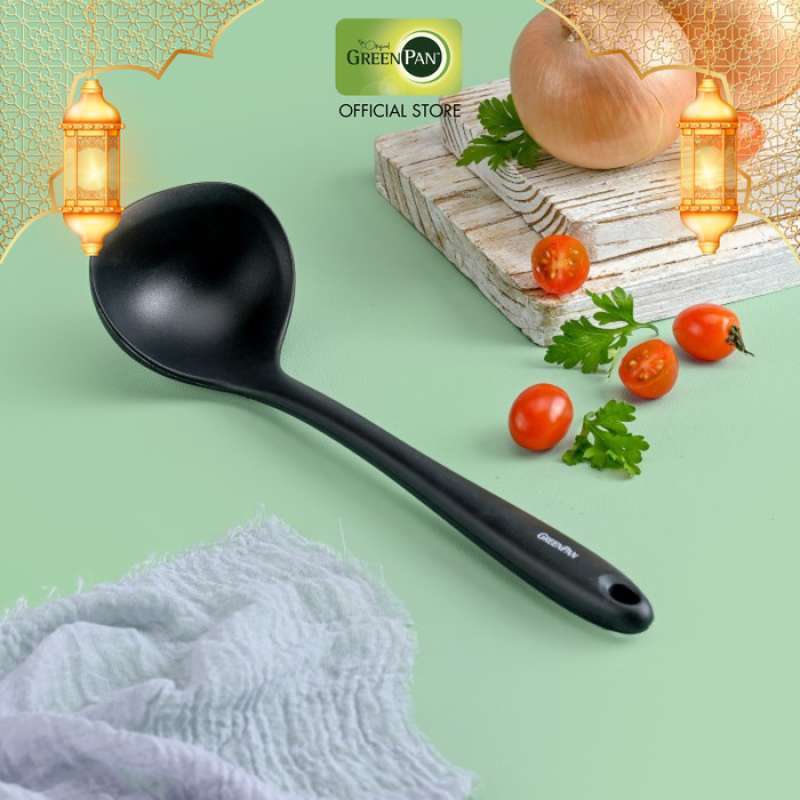 Jual Greenpan Silicone Ladle Black Sendok Sup Dan Semur Di Seller Shin ...