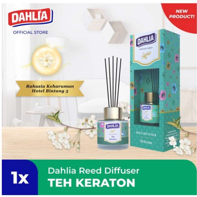 Jual Dahlia Reed Diffuser Alat / Refill Teh Keraton Pengharum Ruangan ...