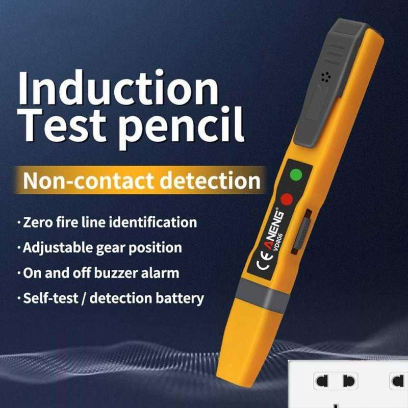 Jual Tespen Tester Ac Voltage Alert Detector 12v-1000v Vd806 Tespen ...