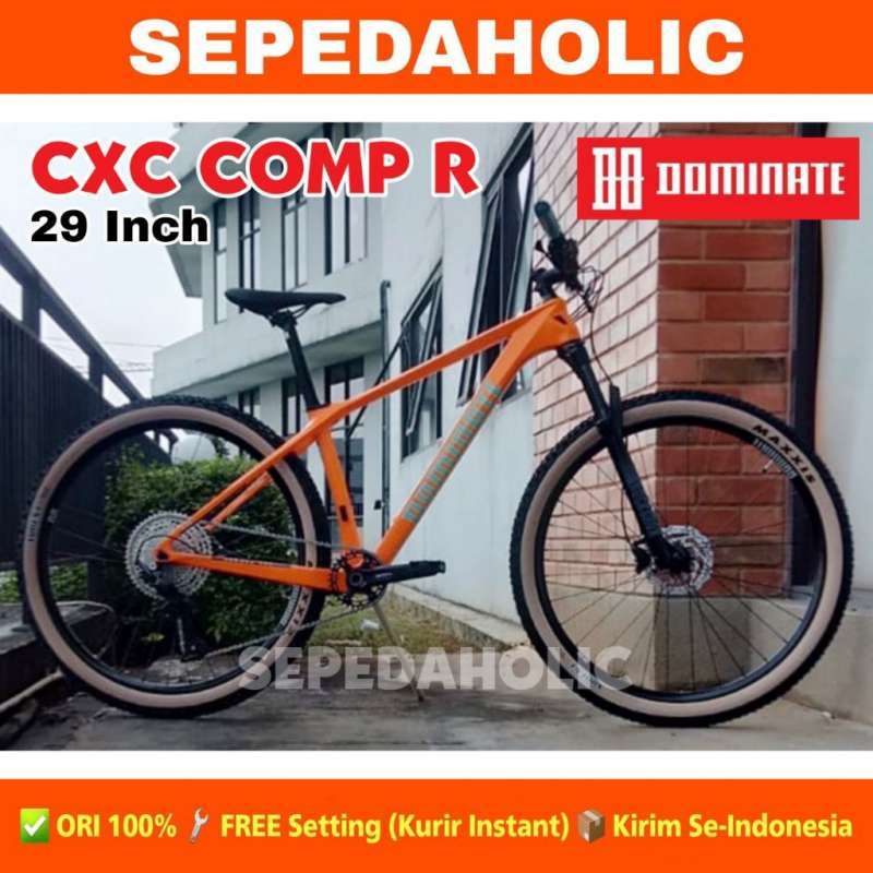 Promo Sepeda Gunung Mtb Dominate Cxc Comp R Ukuran 29 Inch Carbon 12 Speed Rem Hidrolik - Orange ...
