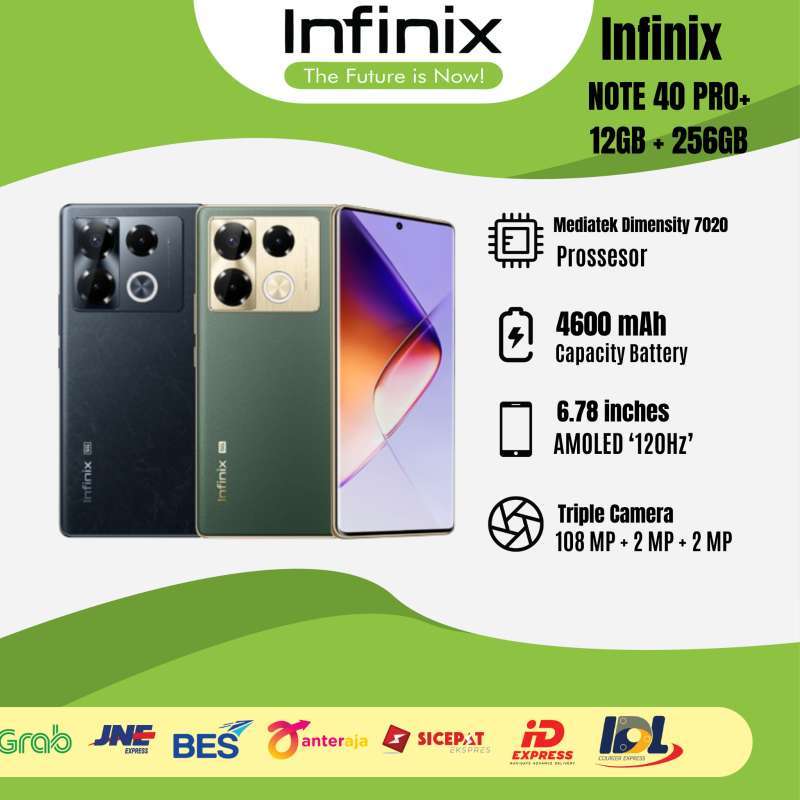 Jual Infinix Note 40 Pro+ 5g ( Ram 12gb + Rom 256gb ) - Garansi Resmi - Green Di Seller Infinix ...