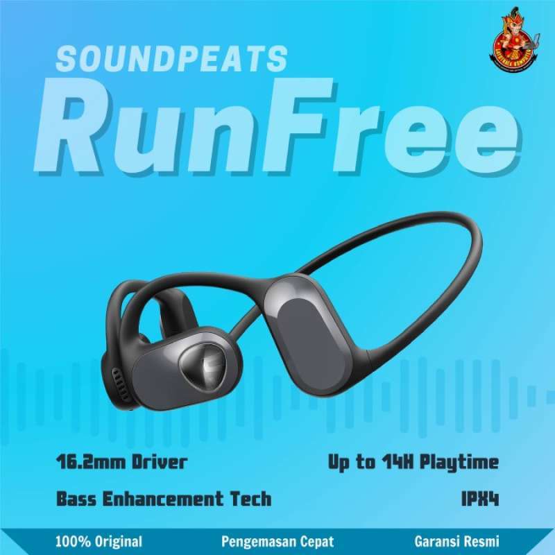 Promo Soundpeats Runfree Bluetooth Air Conduction Sport Headphones Run ...