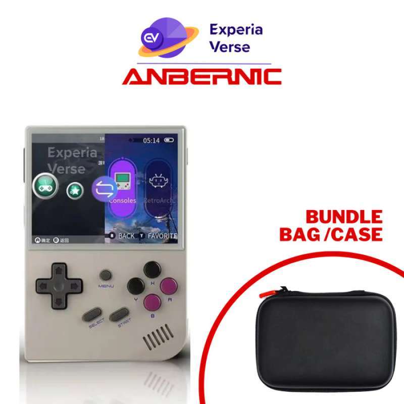 Jual Anbernic Rg35xx Handheld Retro Video Game Console - Gray+bag A Di ...