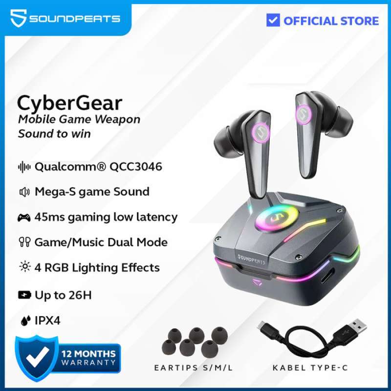 Promo Soundpeats Cybergear True Wireless Earbuds Low Latency Game Mode Diskon 50% Di Seller Dr ...
