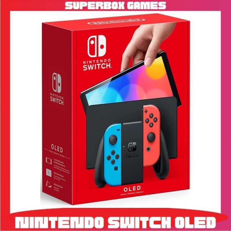 Jual Nintendo Switch Oled White / Neon Set Console New Model Complete ...