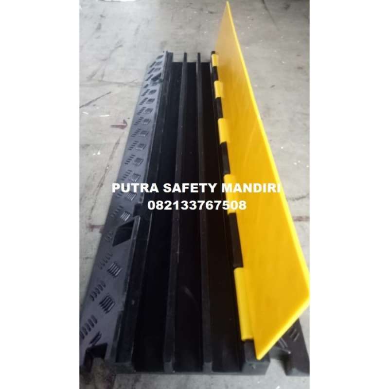 Jual Jual Cable Protector Rubber Pvc 3 Channel Pelindung Kabel Lantai ...
