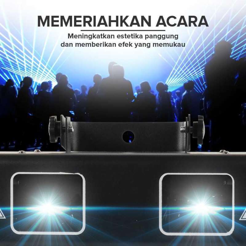 Promo E&q Lampu Sorot Panggung Laser Stage Light Double Head Dmx 240v 60w Eq-60w Lampu Sorot ...