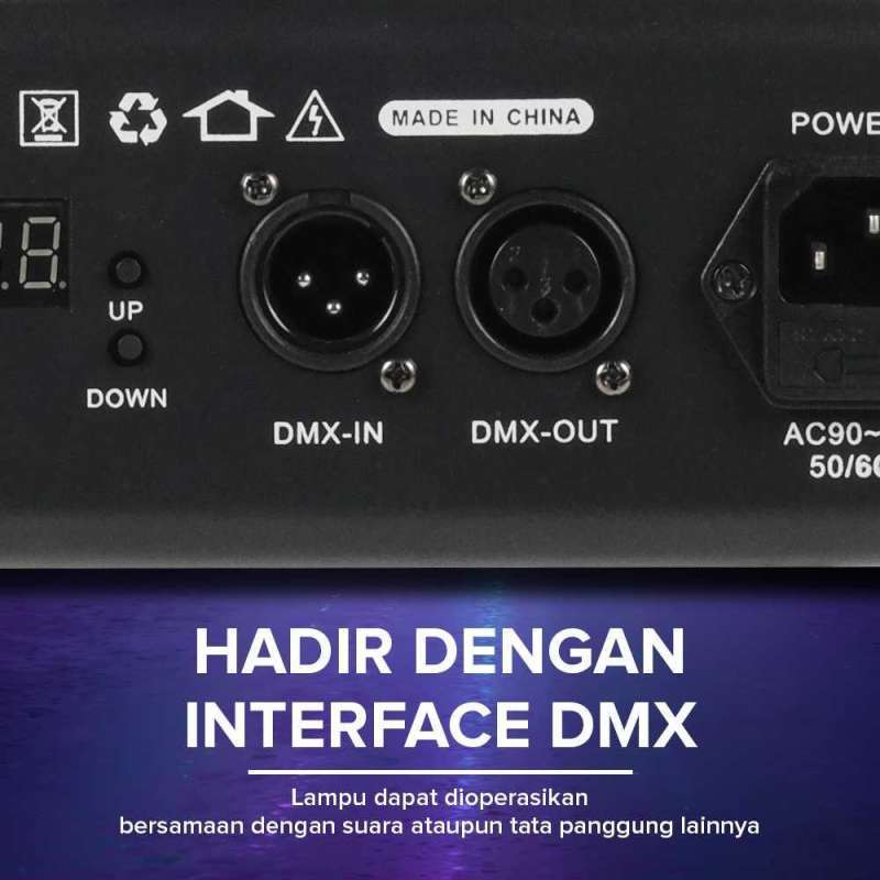 Promo E&q Lampu Sorot Panggung Laser Stage Light Double Head Dmx 240v 60w Eq-60w Lampu Sorot ...