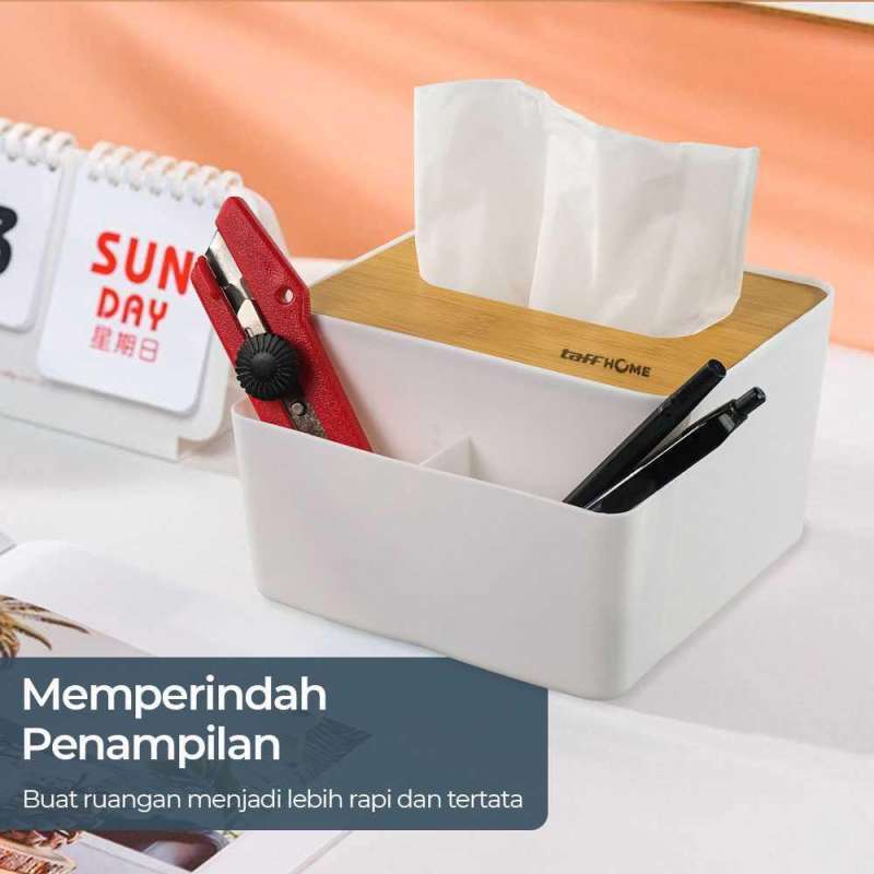 Jual Kotak Tisu Kayu Multifungsi Tempat Remot Organizer Box Zj008 Kotak ...