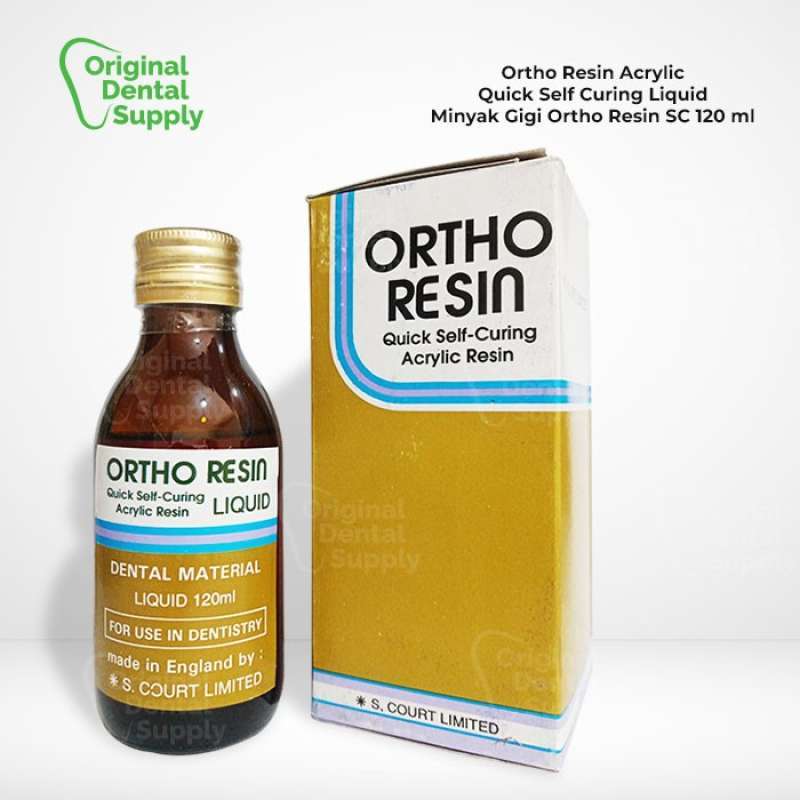 Promo Liquid Self Curing Ortho Resin 120ml Minyak Gigi Palsu Diskon 33% ...