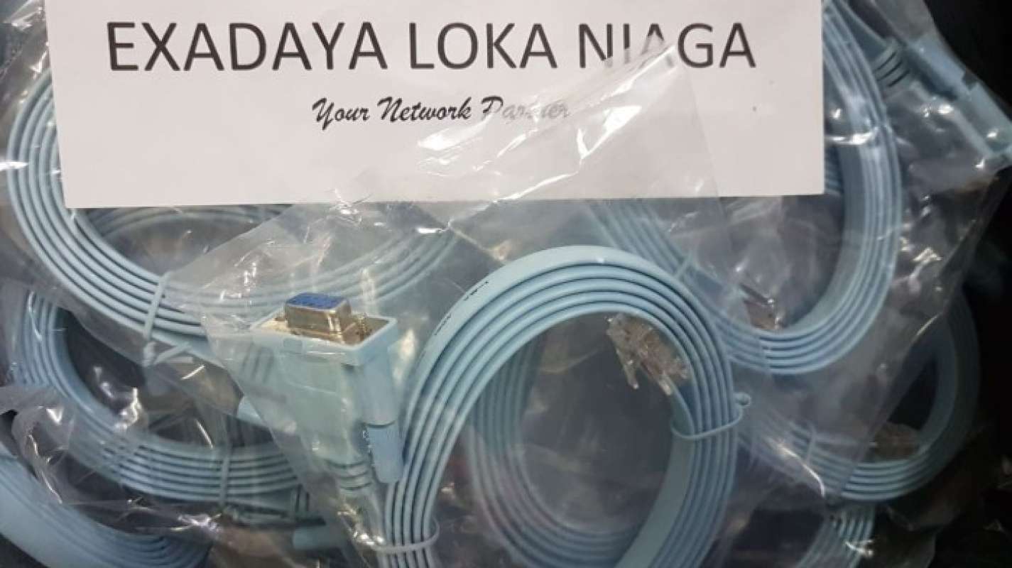 Jual Kabel Console Serial - Rj45 / Cisco Cable Rs232 / Db9 To Rj 45 Di ...