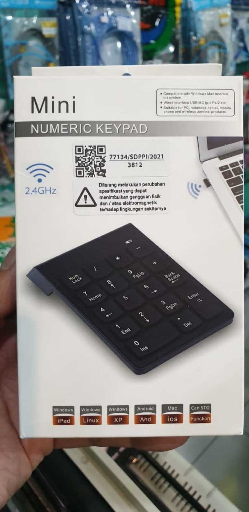 Jual Keyboard Numeric Wireless - Keypad Numeric Wireless Taffstudio Di ...