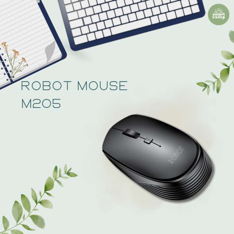 Jual Robot Mouse Wireless M205 Wireless Mouse 2.4ghz 16000dpi - Purple ...