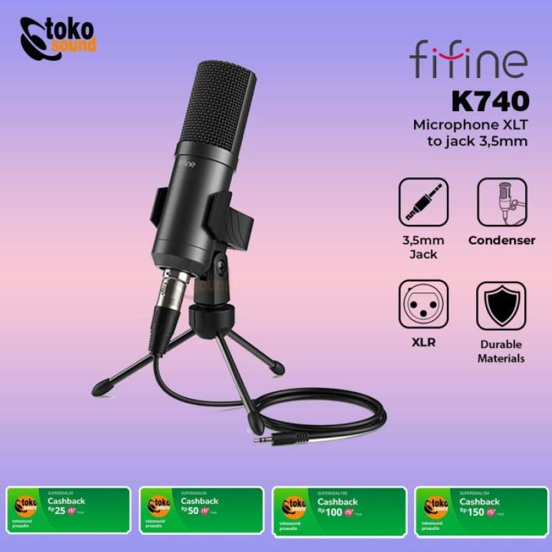 Jual Fifine K740 Condenser Microphone For Live Streaming Di Seller Sweet Shop - Cengkareng Timur ...