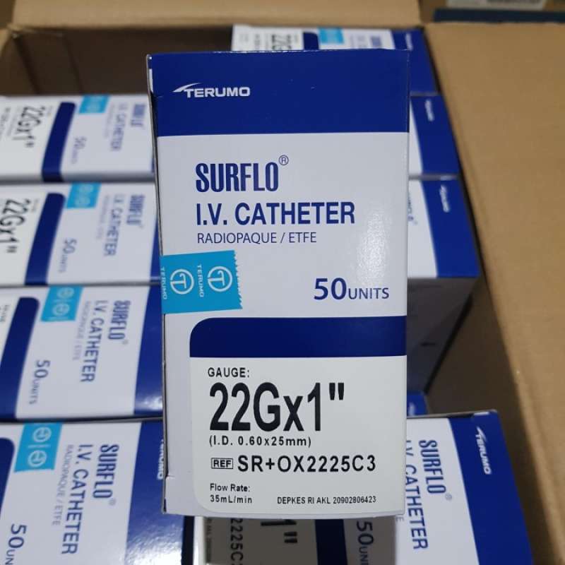 Promo Iv Catheter 22 Terumo / Surflo 22 Terumo / Surflo Iv Catheter ...
