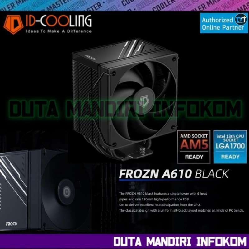 Jual Id Cooling Frozn A610 A620 I Argb - High Performance Air Cpu ...