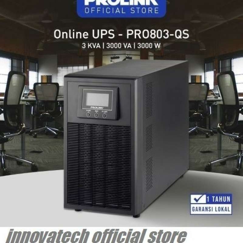Jual Prolink Pro803qs Ups Master Ii 3000va 3000w Online Sinewave Di ...