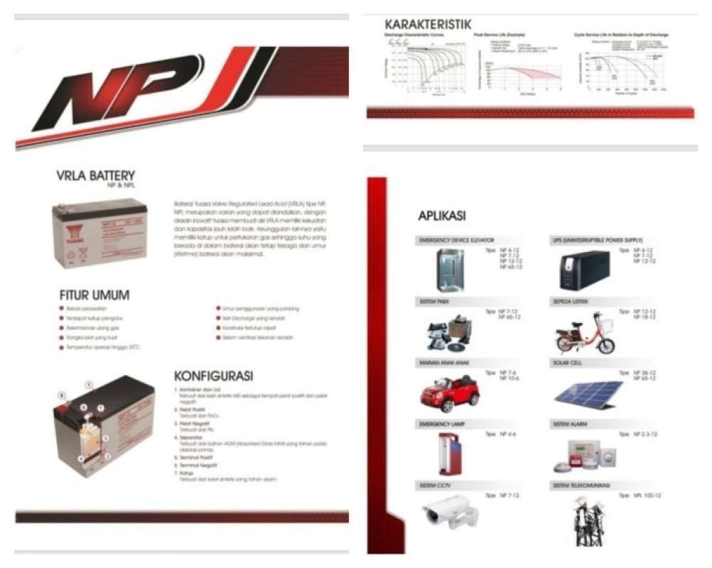 Jual Aki Kering Yuasa 12v 7ah Np7-12 Vrla Battery Gojek / Grab - Bubble ...