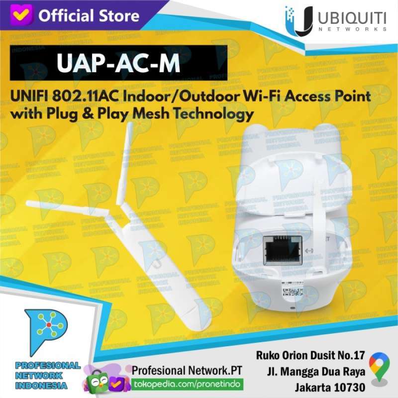 Jual Ubiquiti Unifi Ac Mesh Access Point Uap-ac-m Di Seller Velvet ...