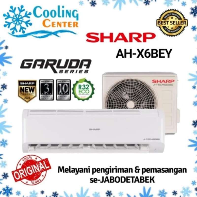 Promo Ac Sharp Ah - X 6 Zy 1/2 Pk Inverter R32 Ah-x6zy + Pasang ...