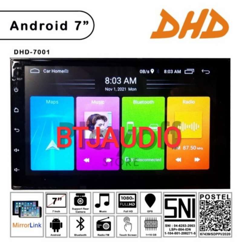 Promo Head Unit Tape Mobil Double Din Deckless Dhd Mirrorlink Android ...