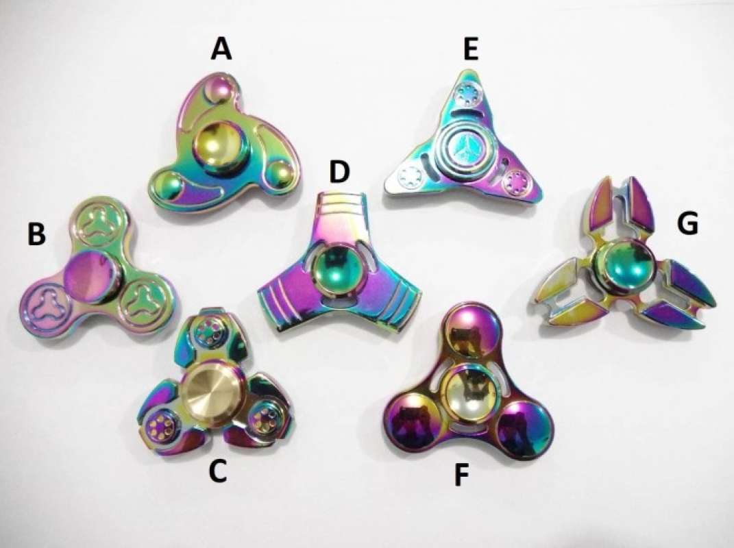 Jual Fidget Spinner Rainbow Metal Original Di Seller Velvet Store ...