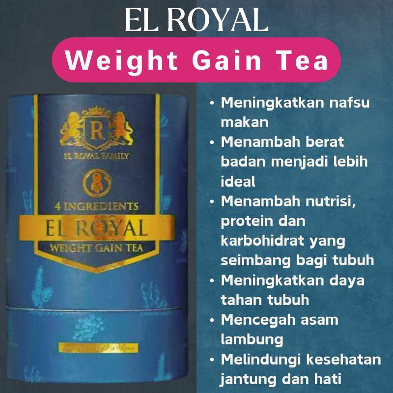 Jual El Royal Weight Gain Tea - Teh Penggemuk Herbal Di Seller Naenroo ...